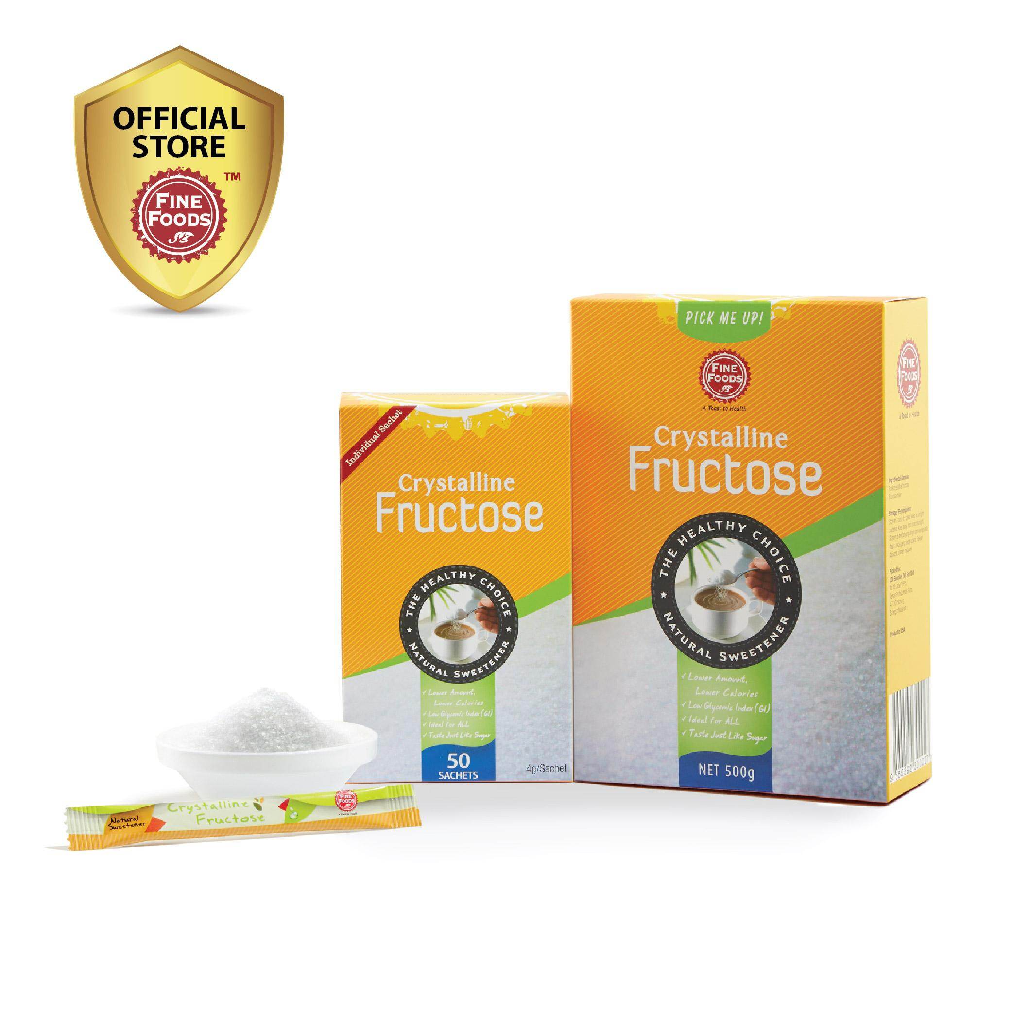 Fine Foods Crystalline Fructose (500g box) + (4g x 50 sachets box) | Lazada