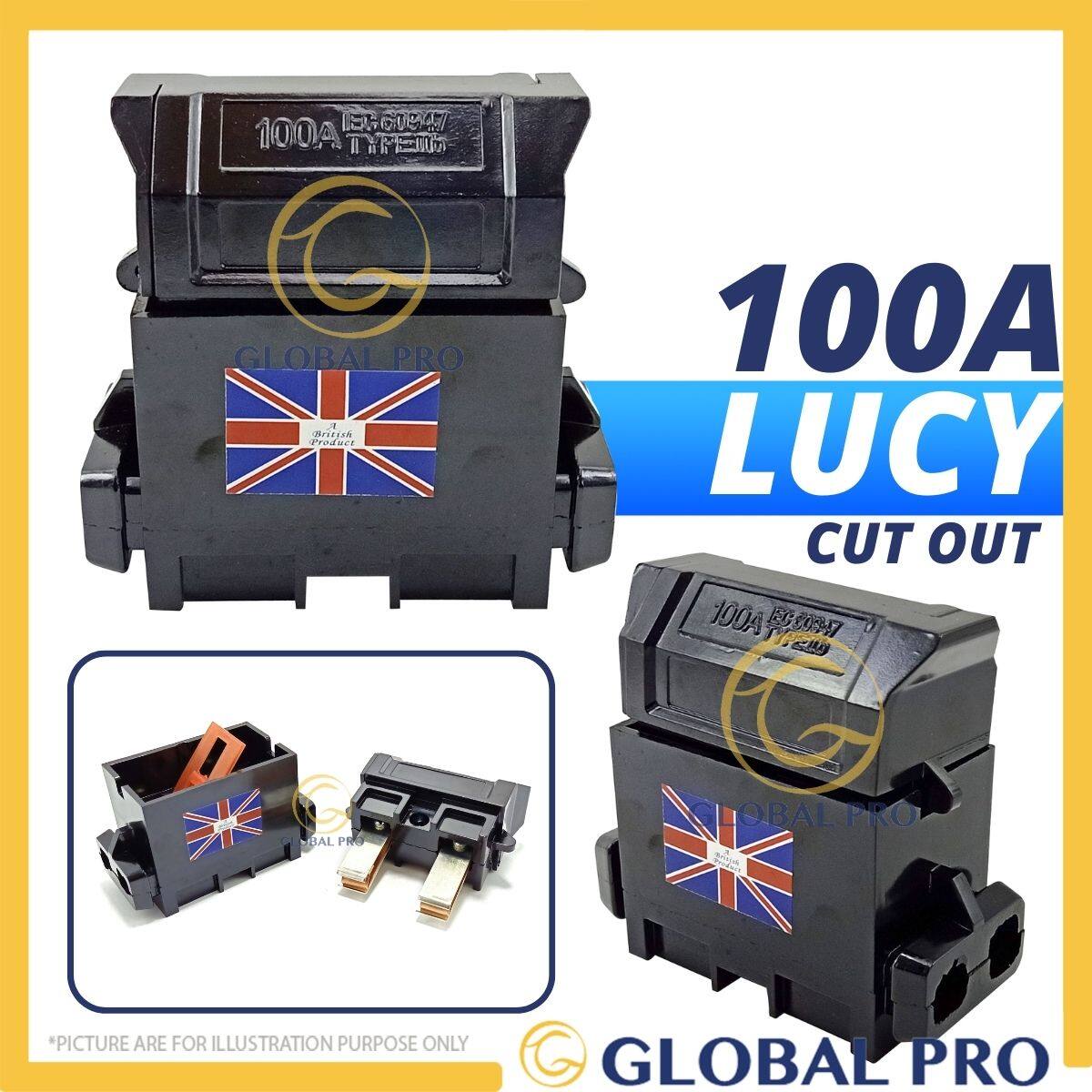 [TNB] LUCY 100A 250V/ 415V Cut Out Unit With Fuse TNB Meter Kwh | Lazada