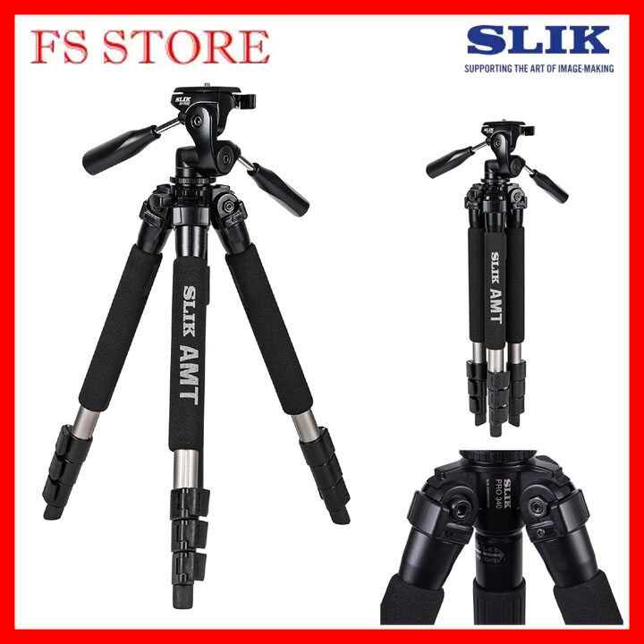 SLIK ORIGINAL PRO 340DX TRIPOD ( WITH SH-705E HEAD) | Lazada