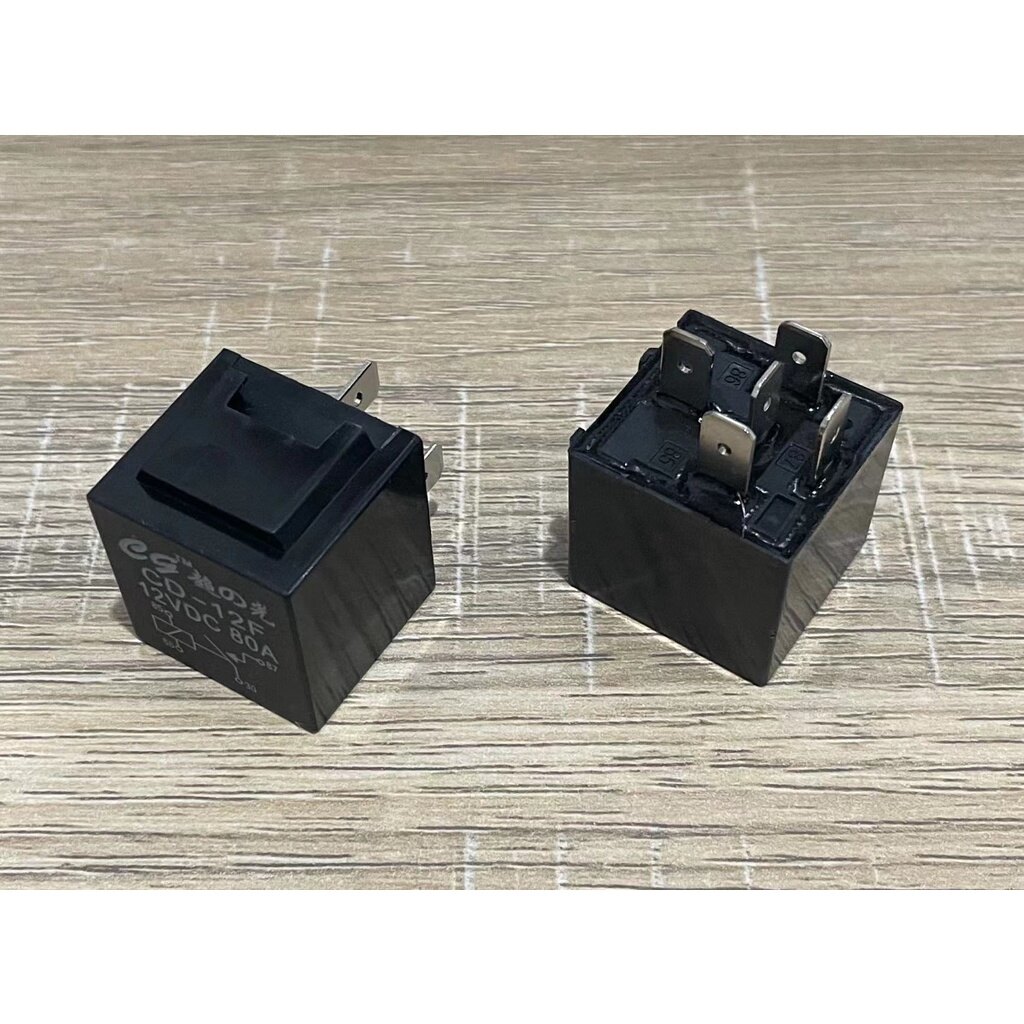 [Ready Stock] Relay 12V 80A 4 Pin / 5 Pin for Universal Automotive Car ...