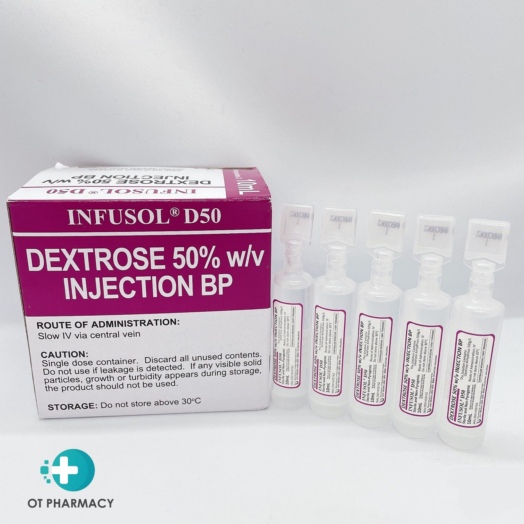 Dose Dextrose 50