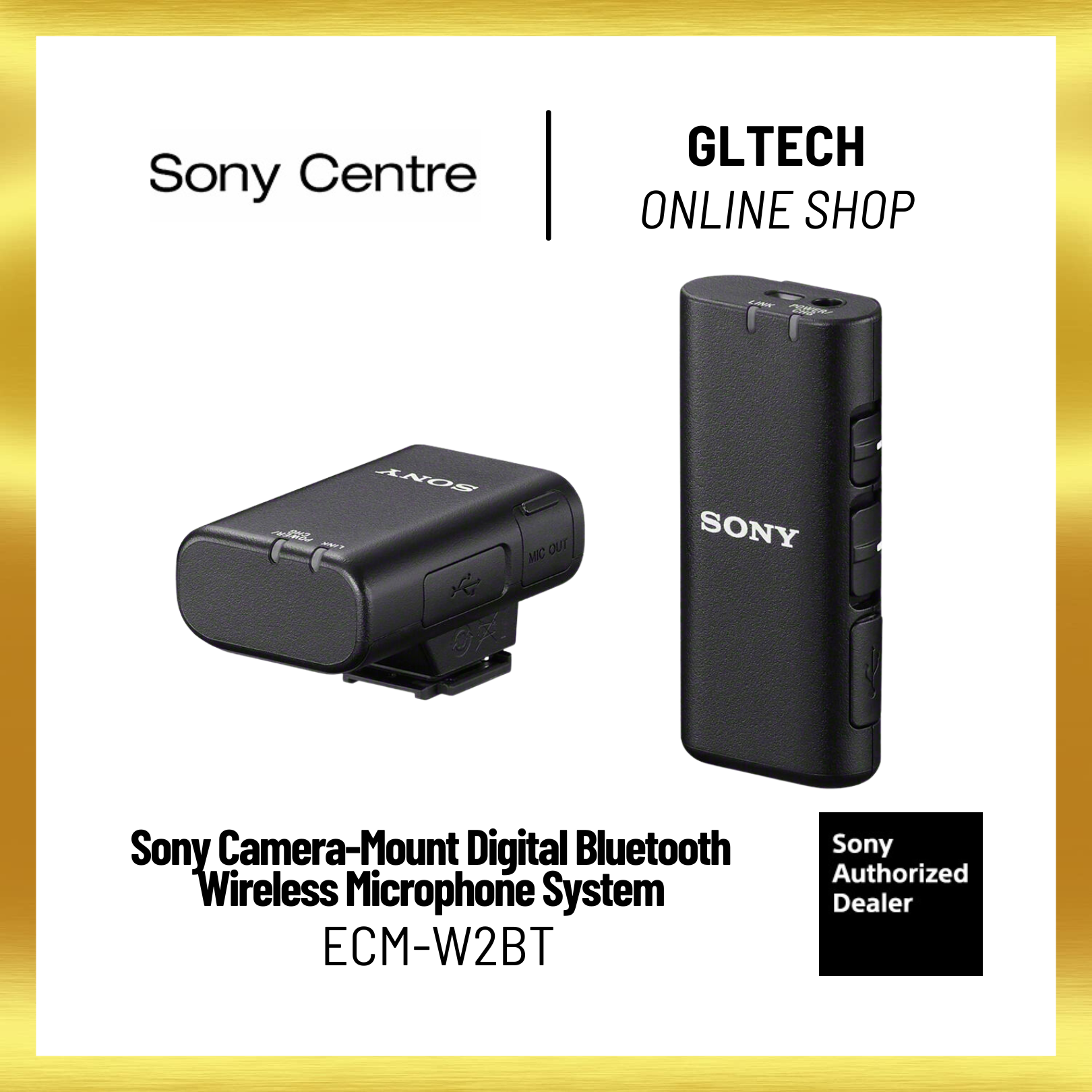 Sony (ECM-W2BT) Wireless Microphone | Lazada