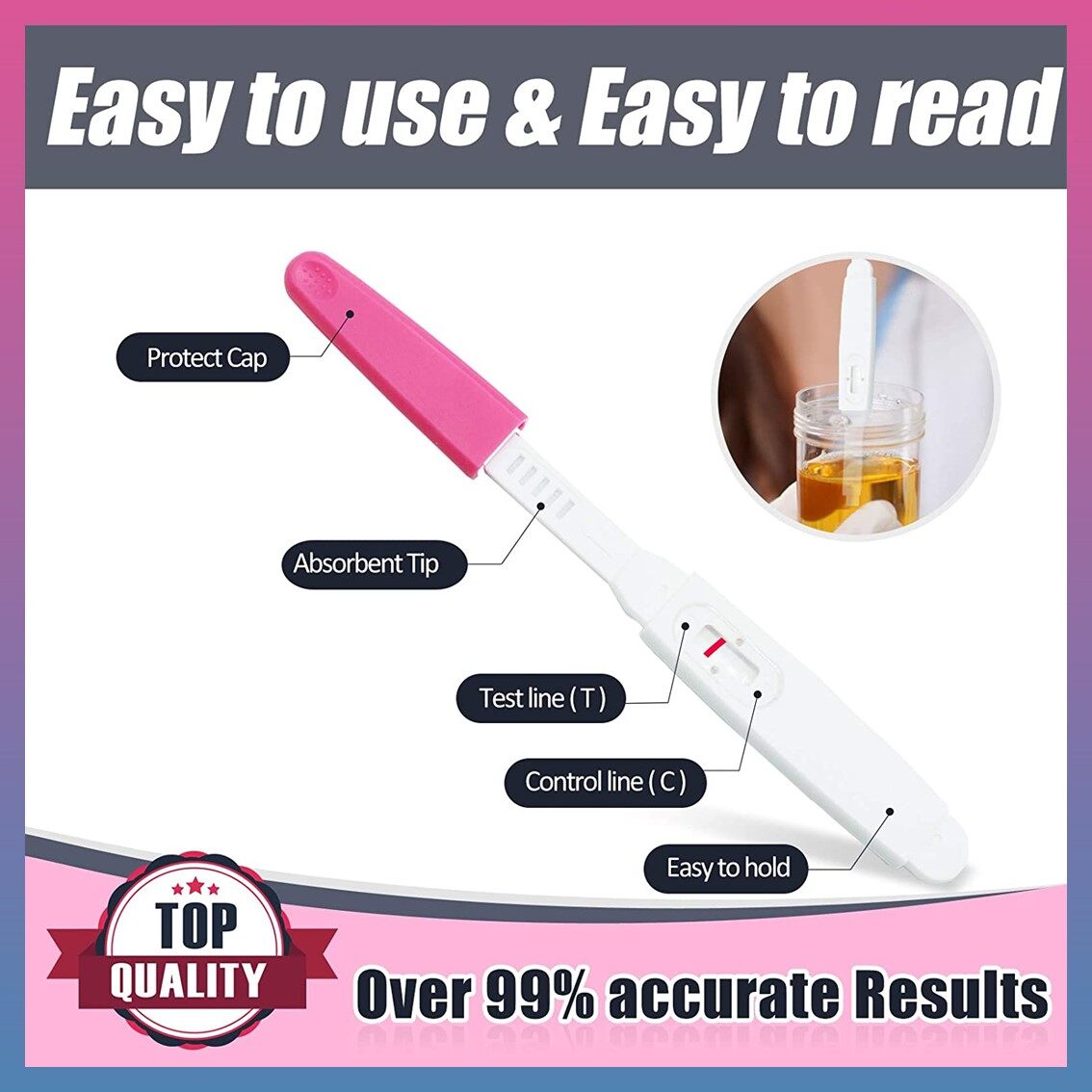 Mother pregnancy test pen pregnant kehamilan 验孕棒 upk opk upt 1 step ...