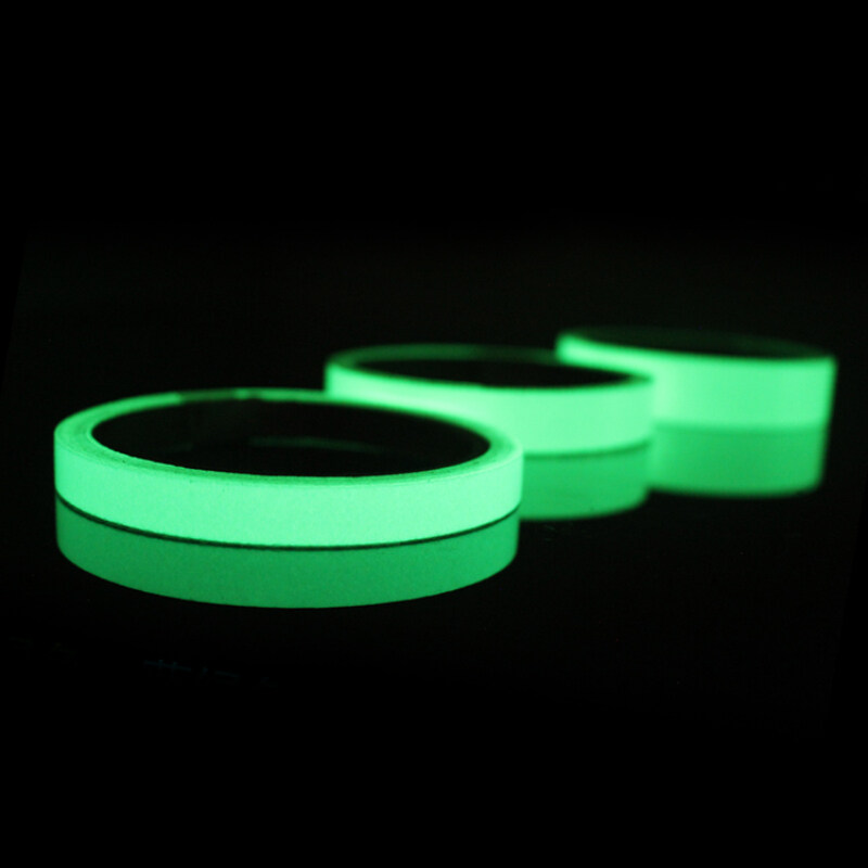 1M/Roll Luminous Fluorescent Night Tape Self-adhesive Glow In The Dark ...