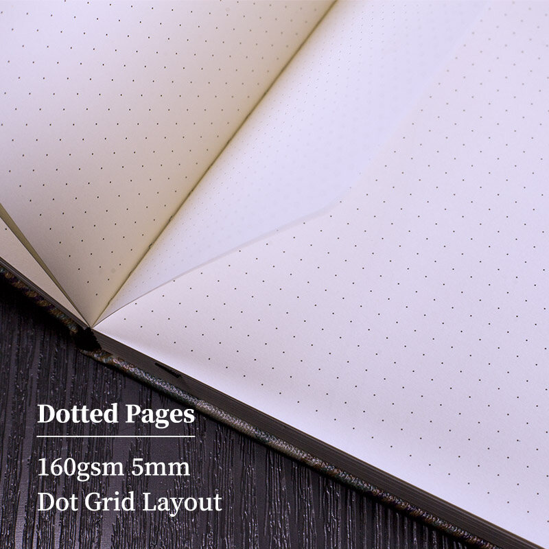 B6 ลายพราง Dotted Bullet Journal กระดาษหนา 160 แกรม Dot Grid Notebook ...