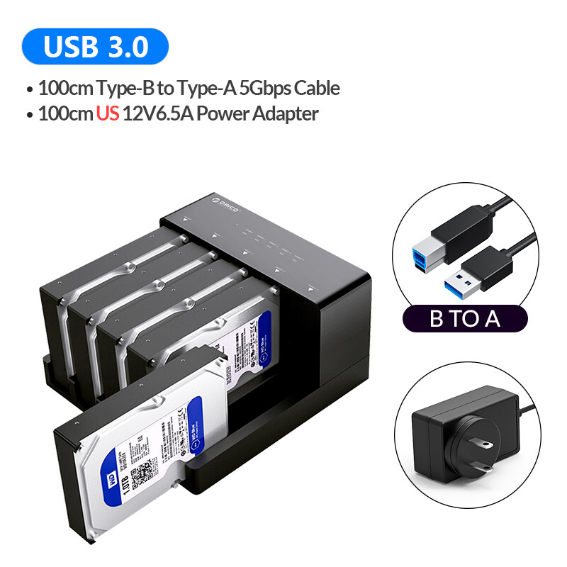 ORICO Hard Drive Docking Station 5 Bay SATA To USB 3.0 HDD Docking ...