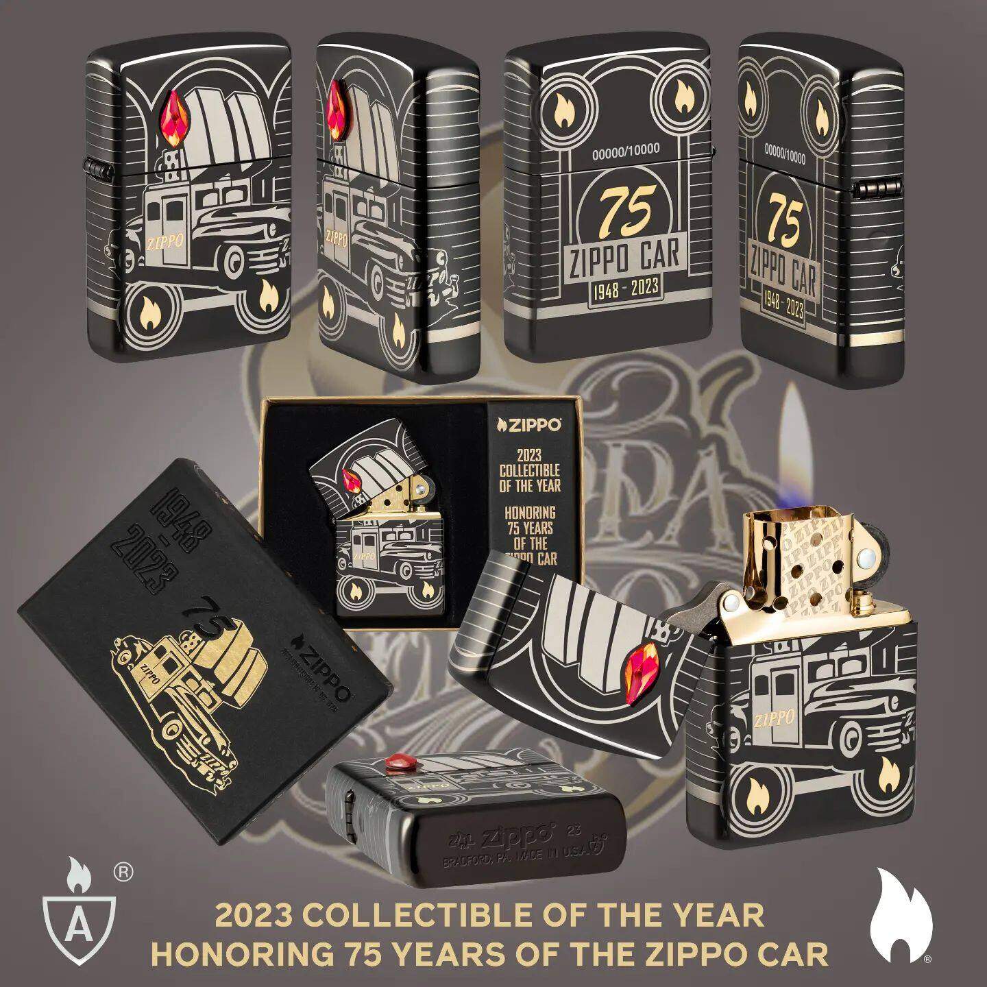 ZIPPO 48692 Collectible of the Year 75th Anniversary Car – Asia Edition ...
