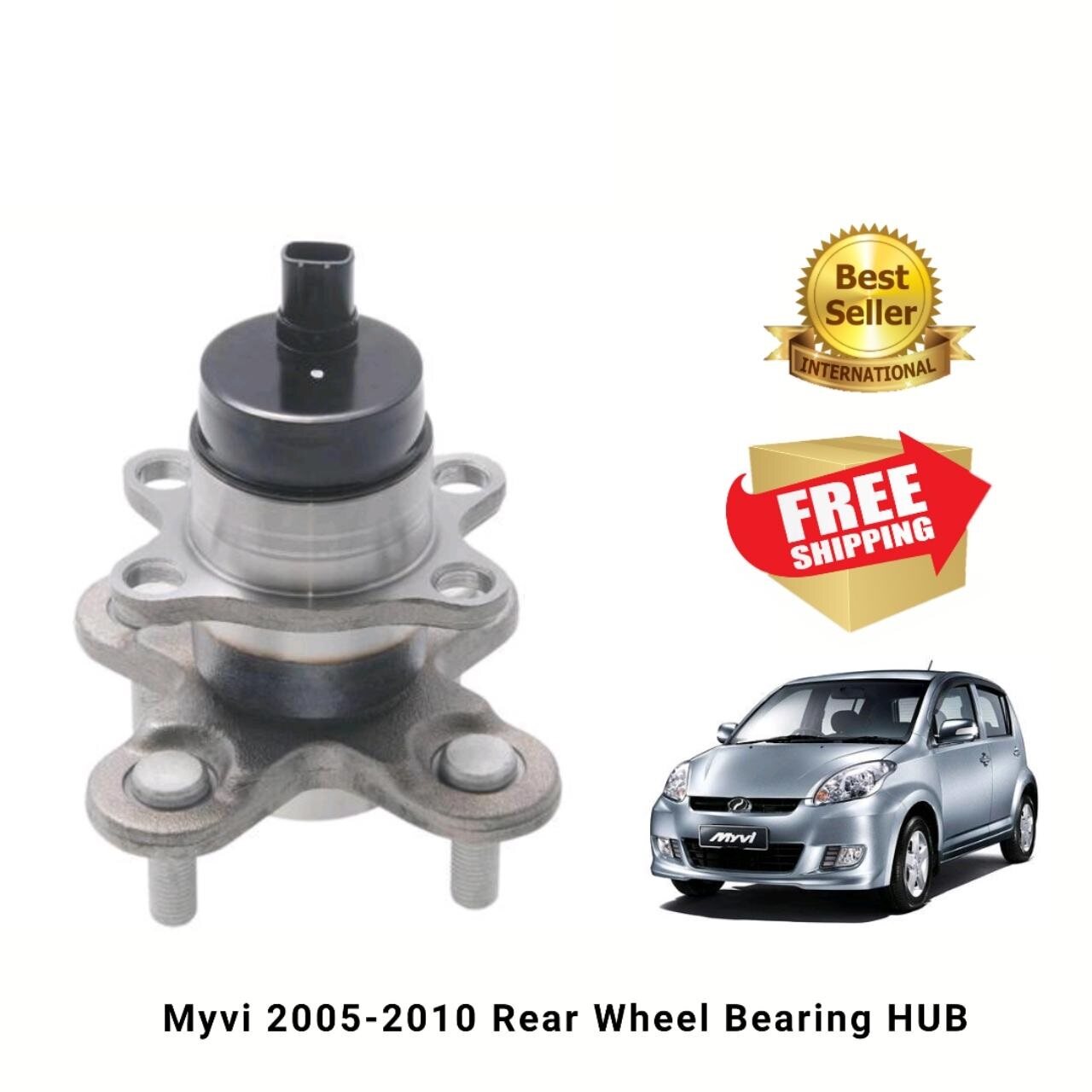 High Quality - Perodua Myvi (2005-2010) Rear Wheel Bearing Hub ( OEM ...