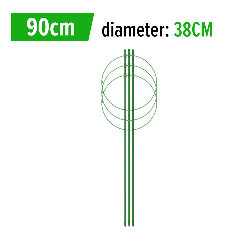 Conical Plant Climbing Support Stick Net Flower Rack Ring Garden ...