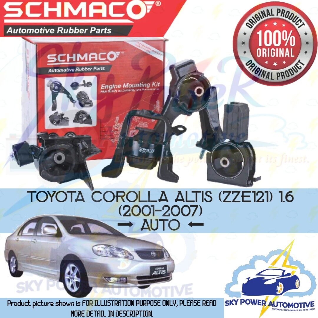 TOYOTA COROLLA ALTIS 1.6 (ZZE121) (2001-2007) (AUTO) SCHMACO ENGINE ...