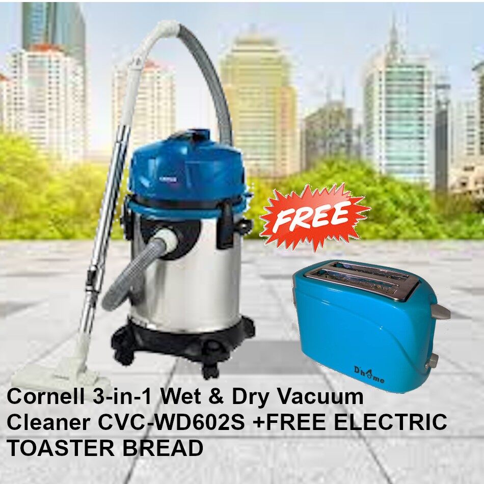 Cornell 3-in-1 Wet & Dry Vacuum Cleaner CVC-WD602S | Lazada