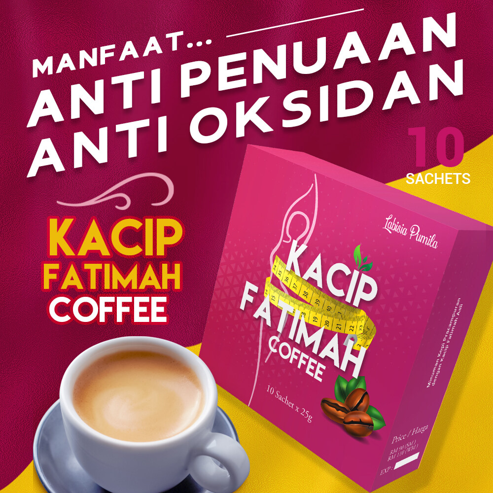Kopi kacip fatimah platinum 10 sachet/ box minuman kesihatan dalaman ...