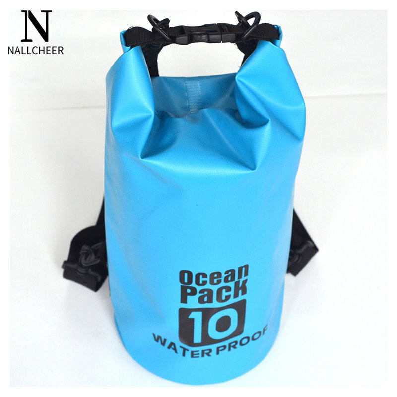 NALLCHEER กระเป๋ากันน้ำแบบพกพาขนาด2L/3L/5L/10L/15L/20L กระเป๋า PVC travelling bags | Lazada.co.th