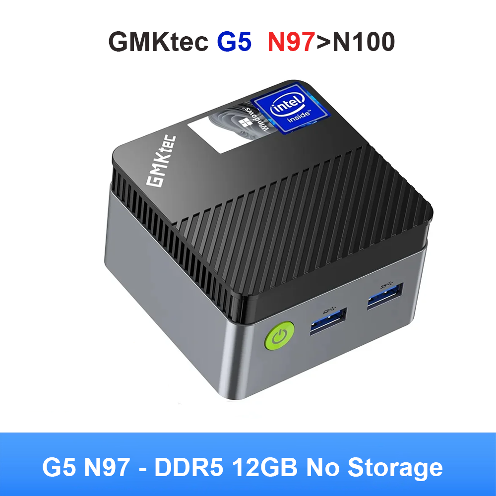 GMKtec G5 Mini PC 12th Intel N97 DDR5 12GB 1TB Windows 11 Pro Desktop ...