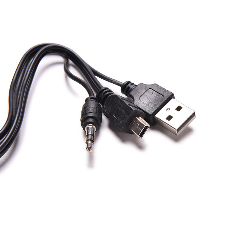 3.5mm USB to Mini USB Standard Audio Jack Connection Cable for Speakers ...
