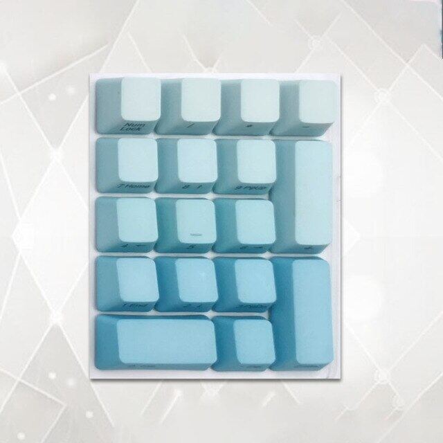 Mechanical Keyboard Number Keypad PBT Keycap Top Side Printed Blank 17 ...