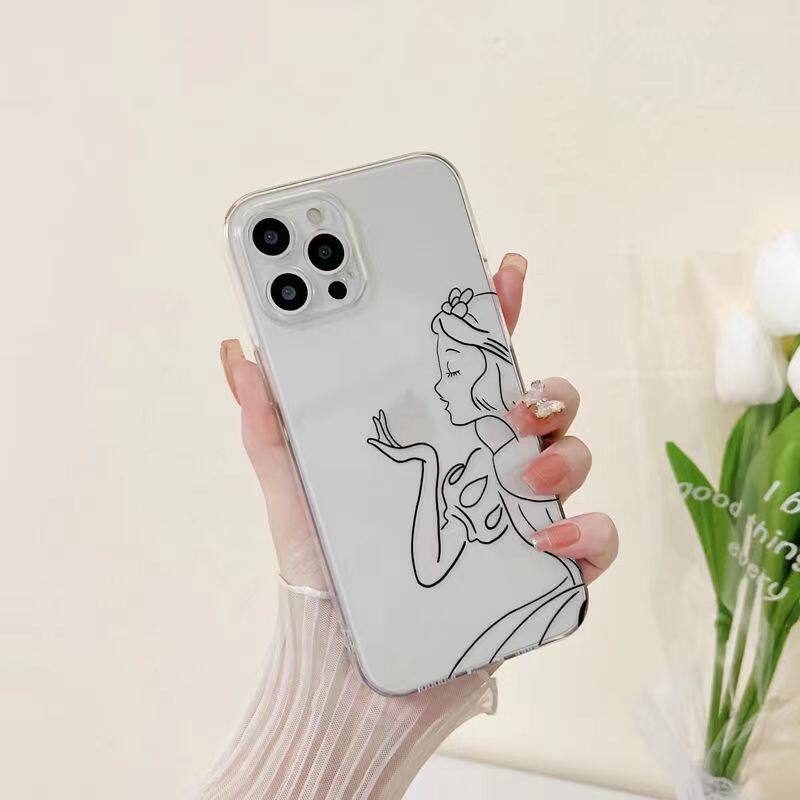 เจ้าหญิงกรณีโทรศัพท์สำหรับ iPhone 11 1213 Pro Max XS Max 11 12 13 XR 7 ...