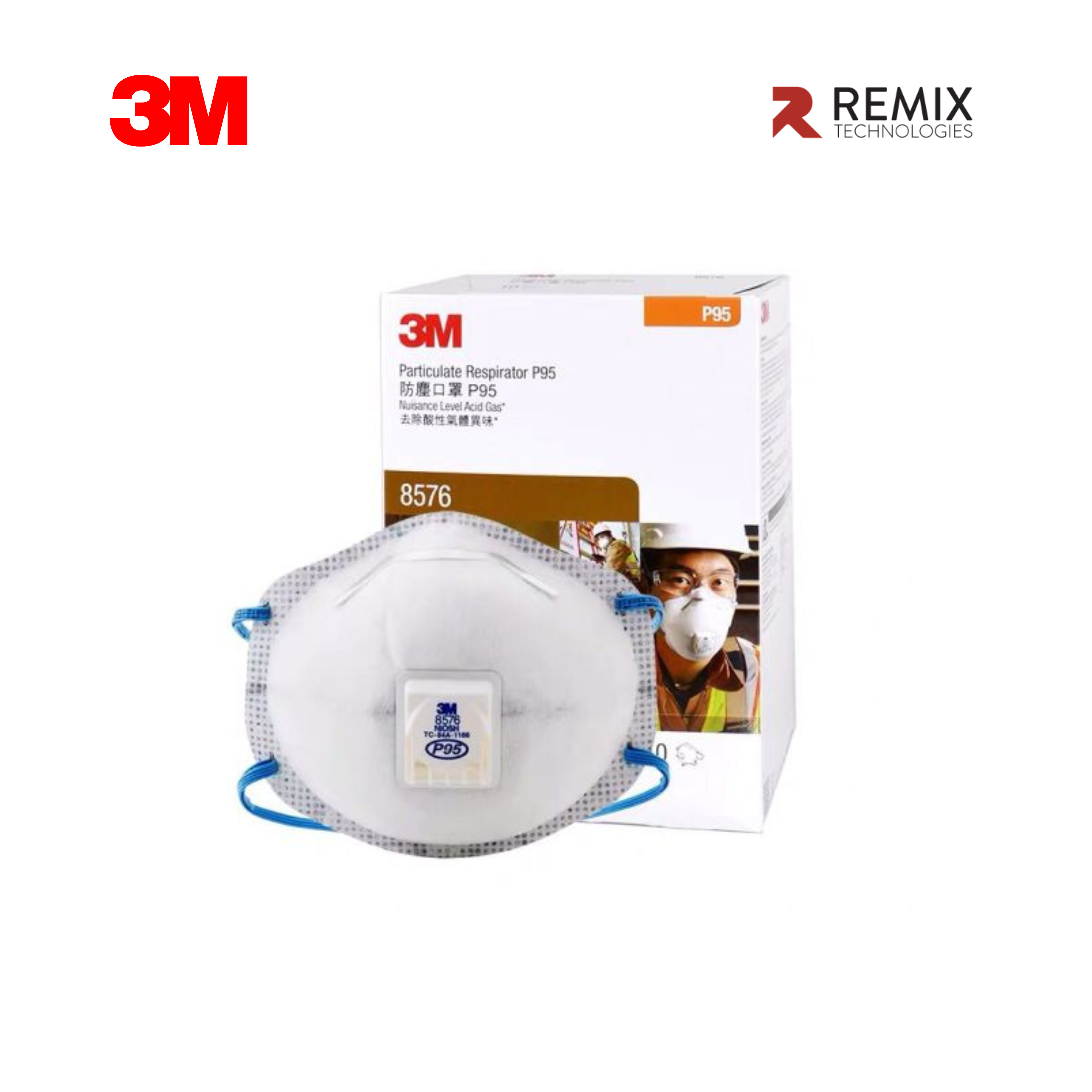 3M™ PARTICULATE RESPIRATOR 8576 | Lazada