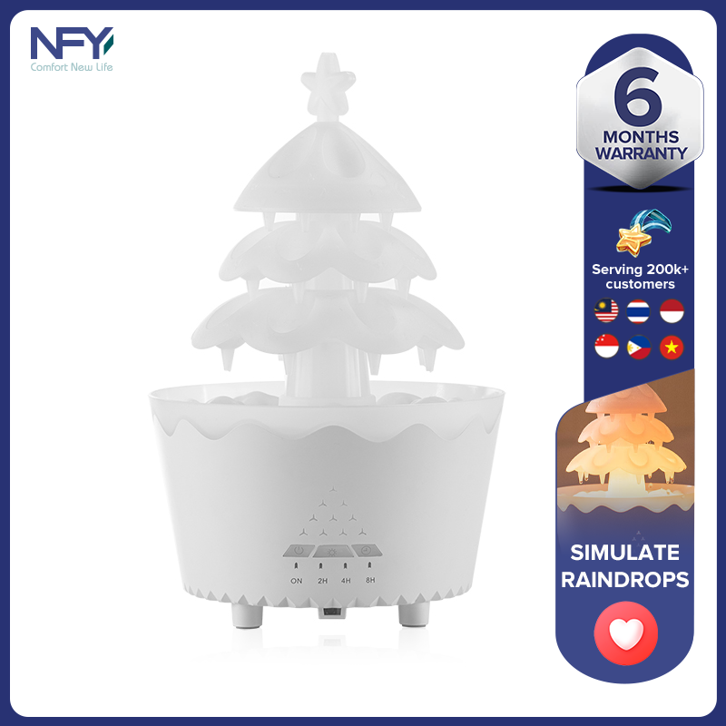 New 250ML Christmas tree humidifier, home high fog tabletop essential ...