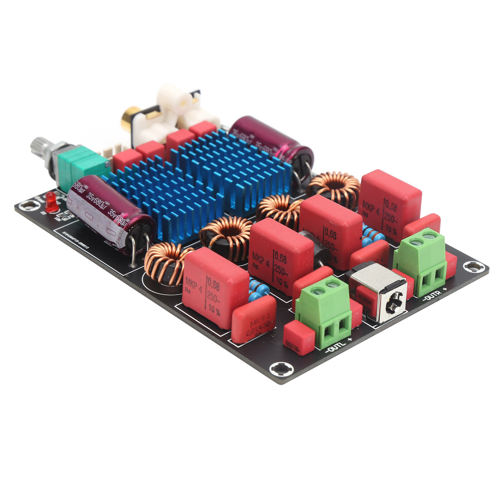 Digital Power Amp Board Deluxe Dual Chip 2x100W Amplifier PCB Module ...
