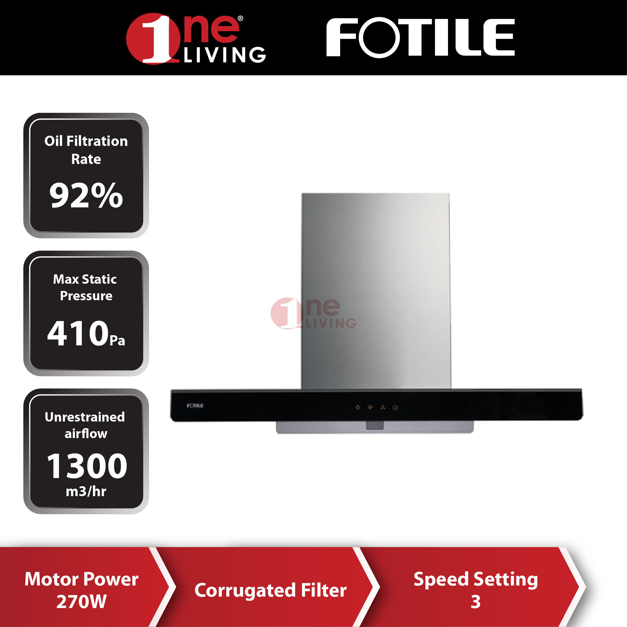 Fotile Chimney Hood EMS9028 | Lazada