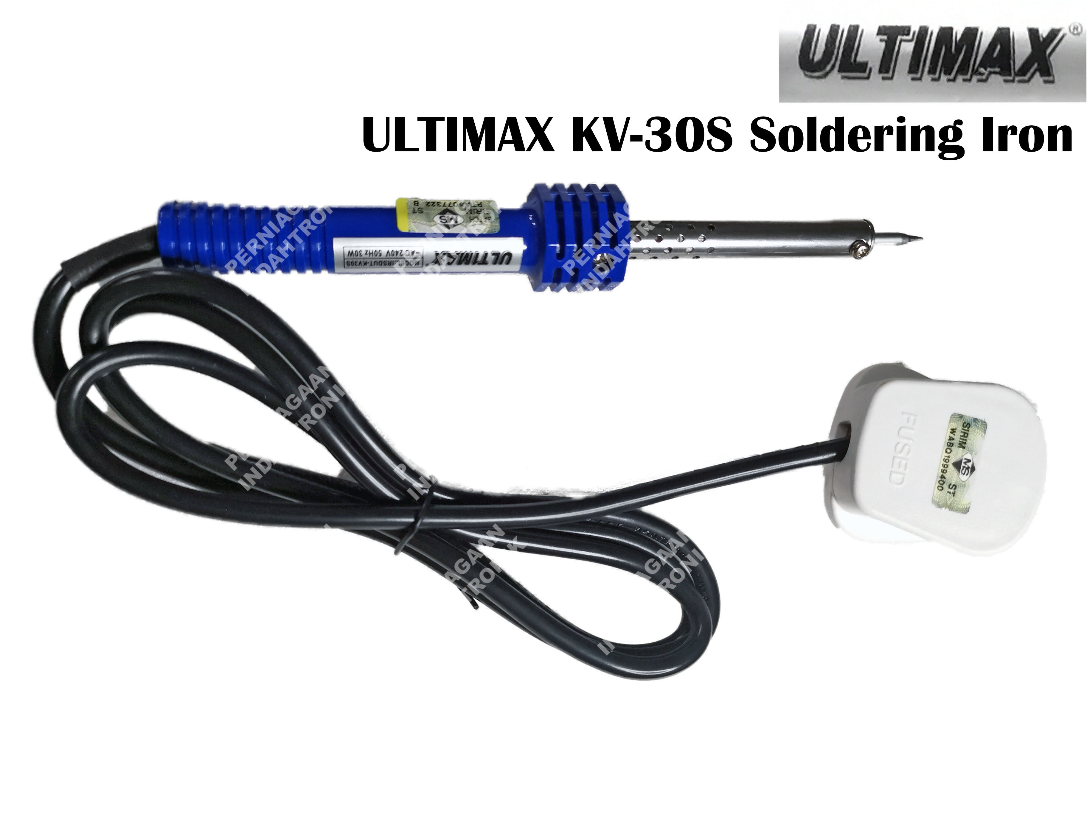 ULTIMAX Soldering Iron Soldering Gun Pateri Besi 30W KV-30S SIRIM ...
