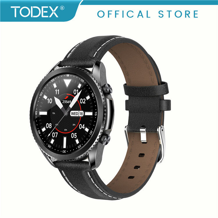 TODEX สมาร์ทวอทช์ K22 PLUS สำหรับผู้ชายหน้าจอ1.28นิ้วเครื่องนับก้าวการ ...