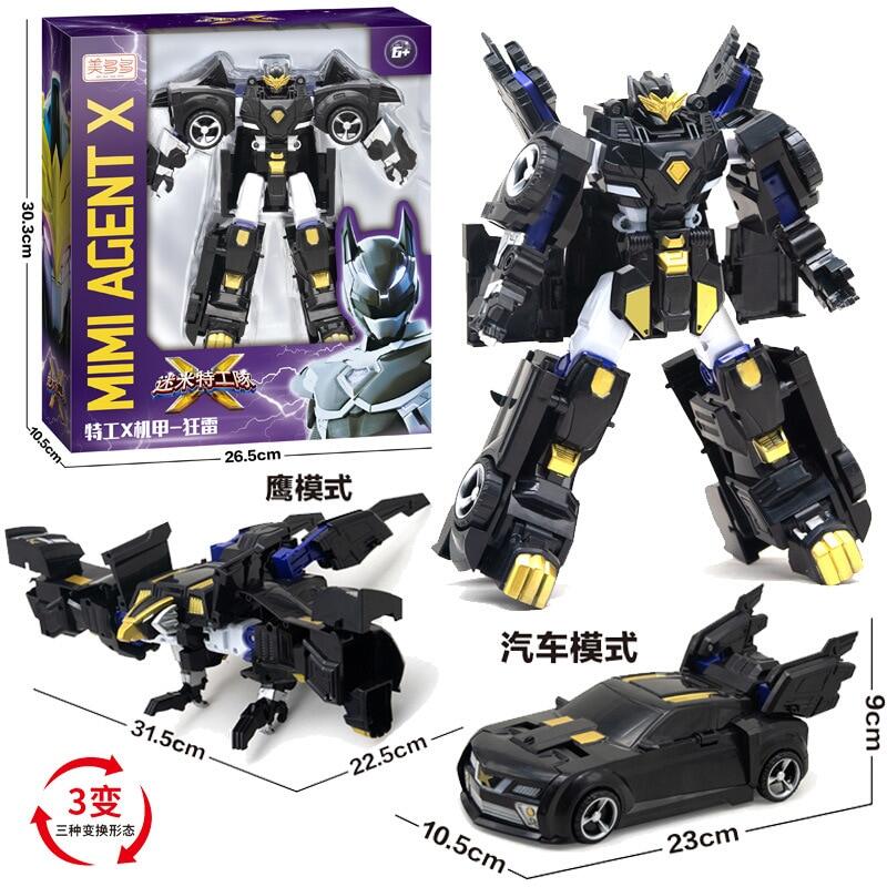 ใหม่ MiniForce Transformation ตุ๊กตาขยับแขนขาได้ของเล่นตัวแทนของเล่น X ...