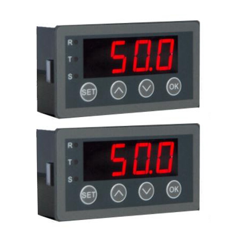 2X Digital Display Meter 0-10V 0-20MA 2-10V 4-20MA Analog Input Display Table Digital Display ...