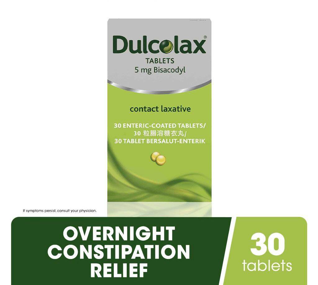 Dulcolax Constipation Relief Tablet (5mg x 30's) | Lazada