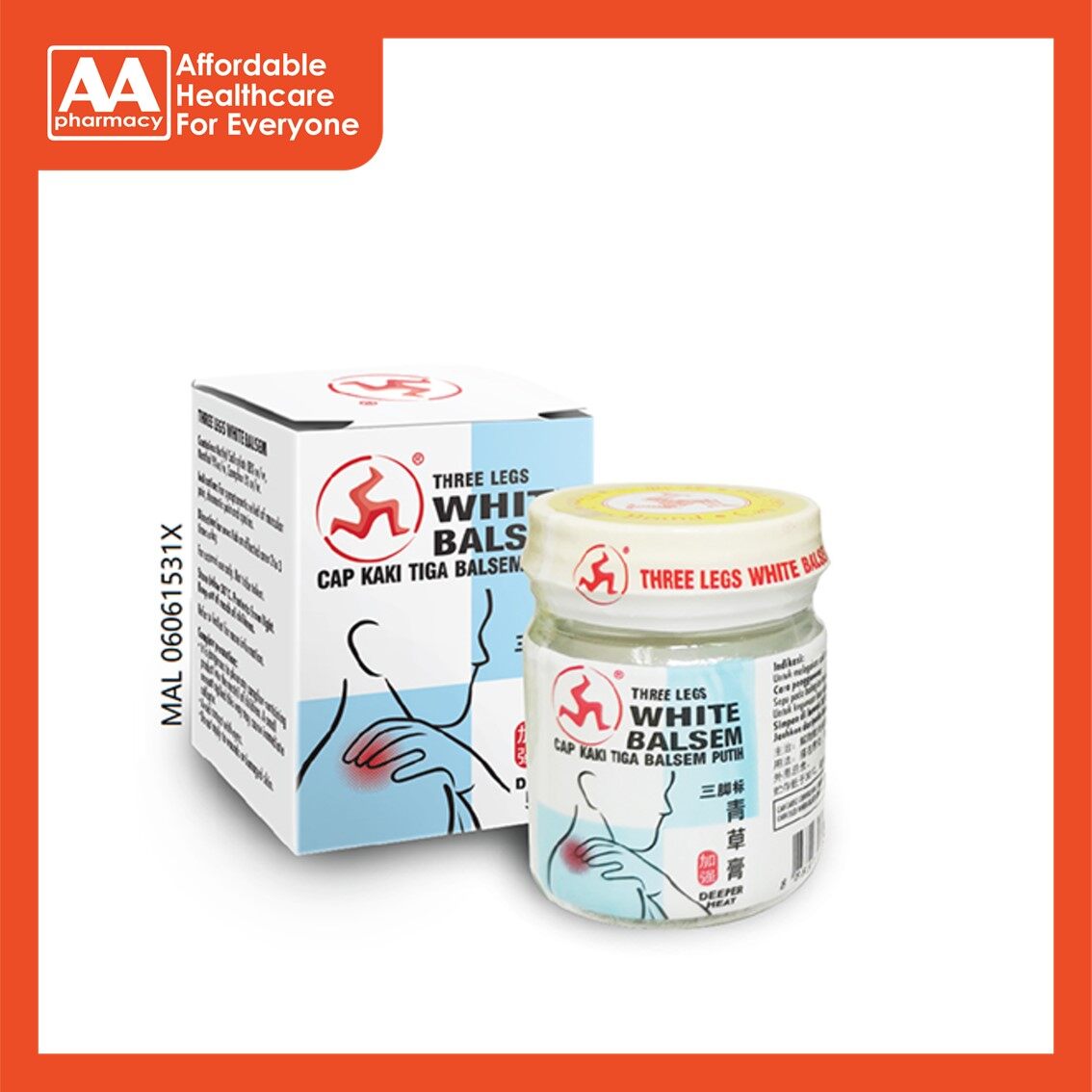 3 Legs White Balsem 36g | Lazada