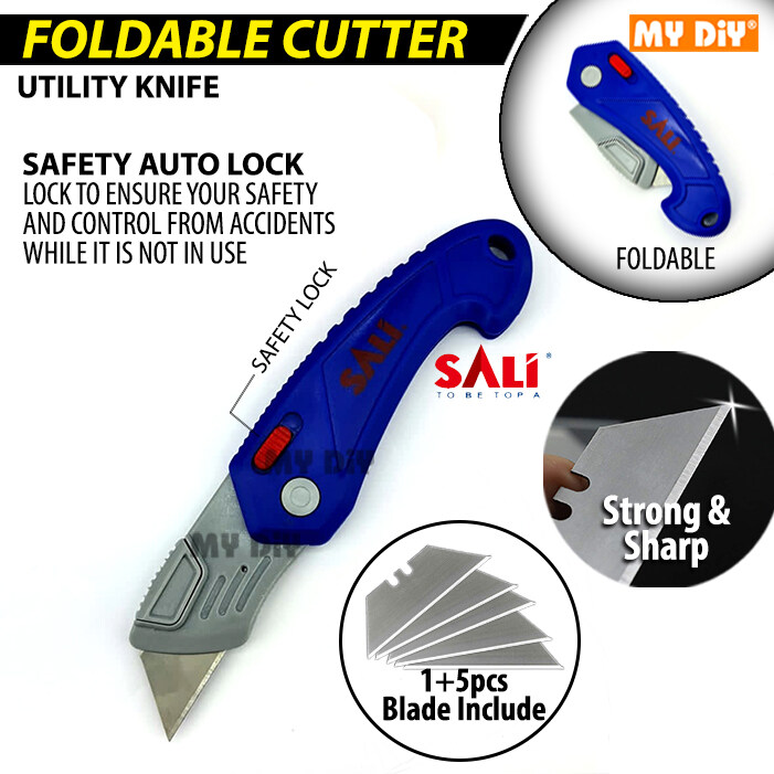 MYDIYHOMEDEPOT - RETRACTABLE UTILITY KNIFE CUTTER CARTON BOX CUTTER ...