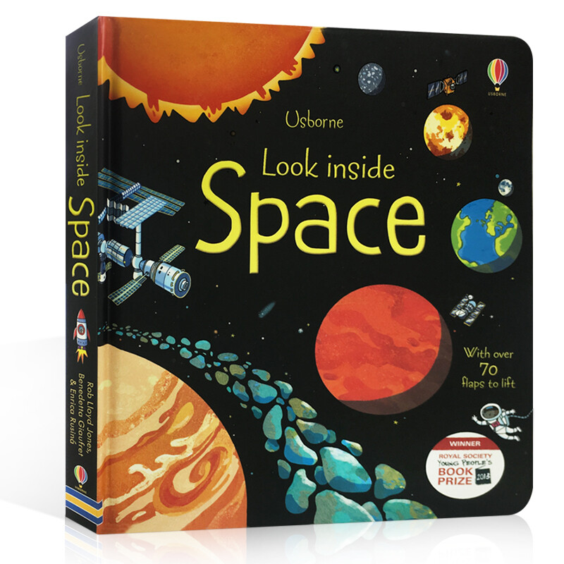 Usborne Look Inside Space Children's Popular Science Encyclopedia 3D Flip Book | Lazada PH