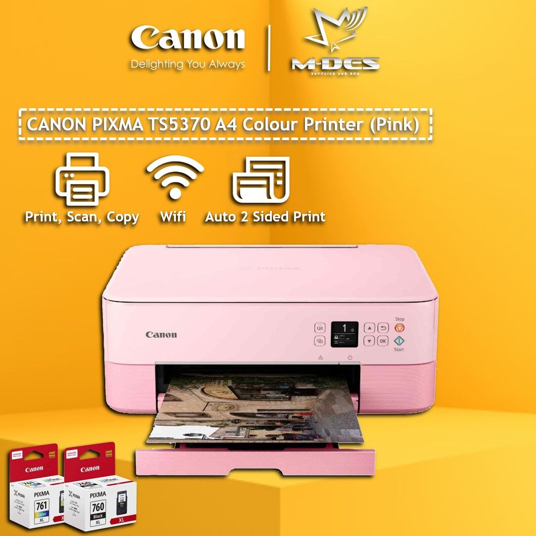 [FAST SHIP] Canon PIXMA TS5370 Compact All In One A4 Wireless Photo ...