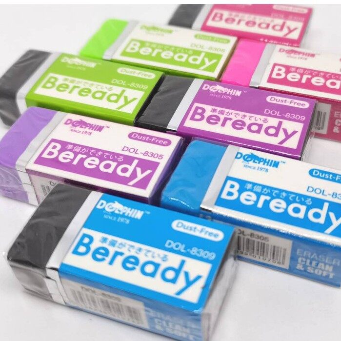 Set of 4 Dust Free eraser dolphin(DOL-8309) | Lazada