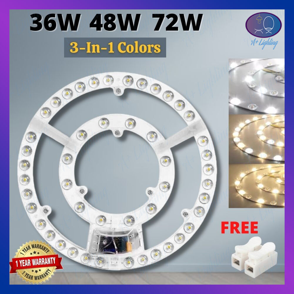 48W/72W ROUND LED MAGNET MODULE LIGHT CIRCULAR TUBE REPLACEMENT ...