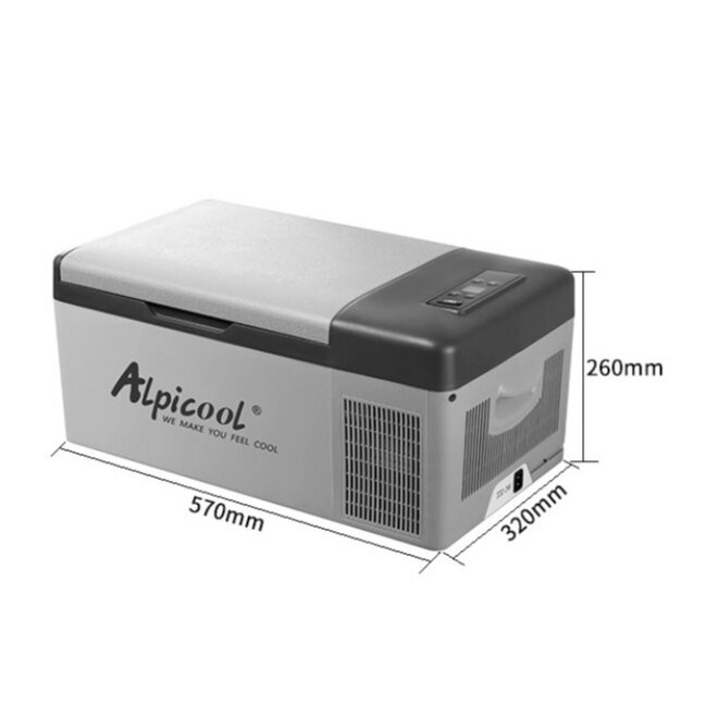 Alpicool mini fridge 15L/20L /25L car refrigerator compressor cooling ...