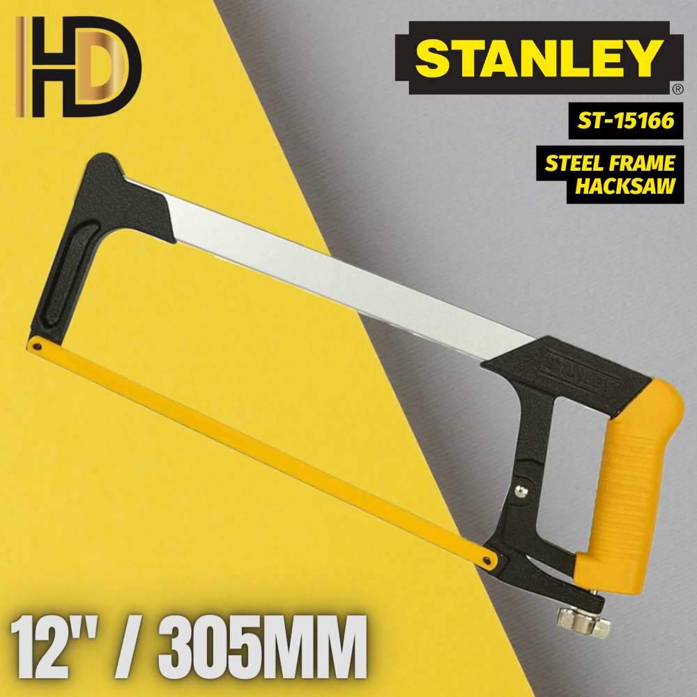 STANLEY Steel Frame Hacksaw / Heavy Duty Steel Frame Hacksaw / STANLEY ...