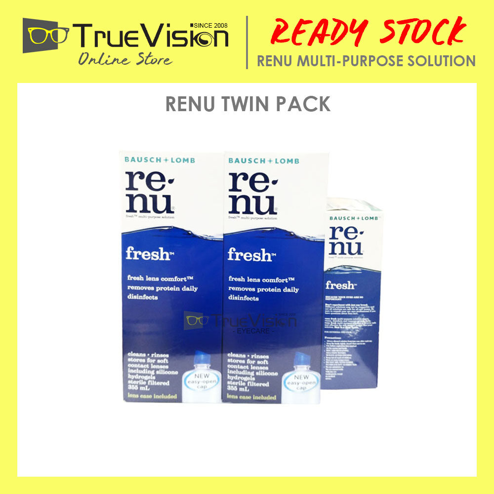 RENU FRESH Multipurpose Solution Twin Pack / Single 355 ml / 60ML | Lazada