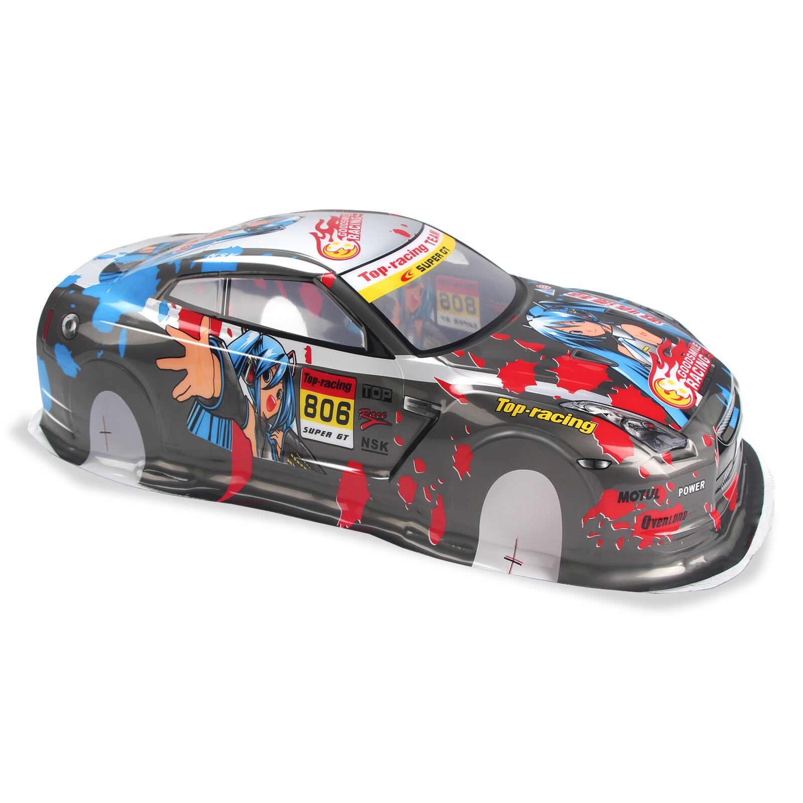 1/10 Scale RC Painted Drift Racing Touring Onroad Car Body Shell NA GTR ...