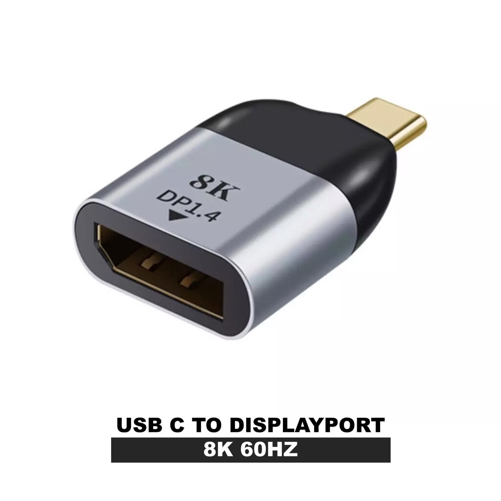 USB C to DP DisplayPort VGA MiniDP HD Adapter 8K@60Hz Compatible with ...