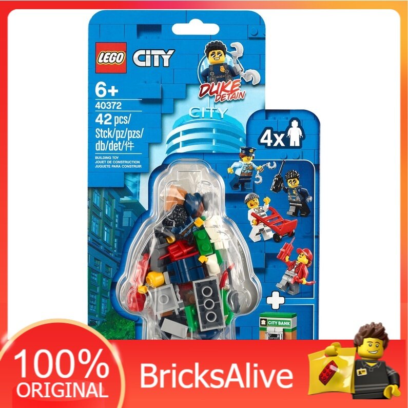 [BricksAlive] LEGO MINIFIGURES PACK CITY Police Minifigure Accessory ...