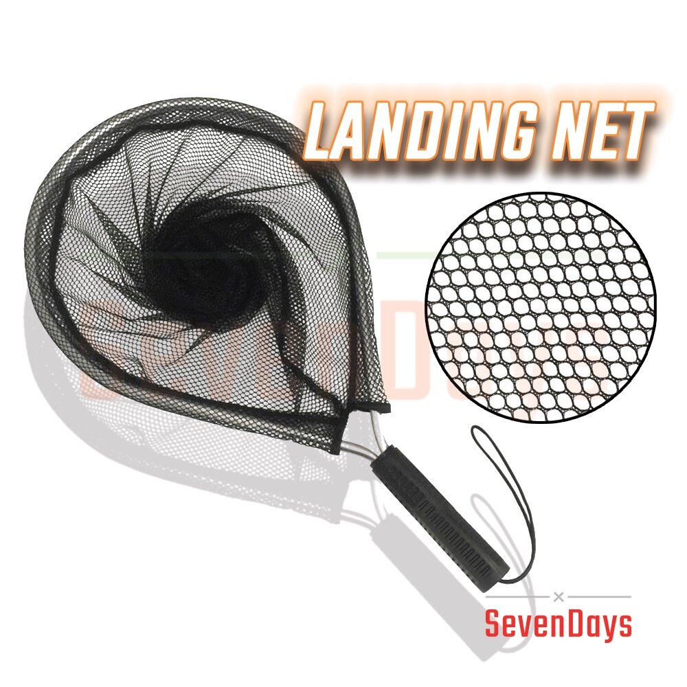 Landing Net Fly Fishing River Sauk Penyauk Ikan Pancing Knotless Trout ...