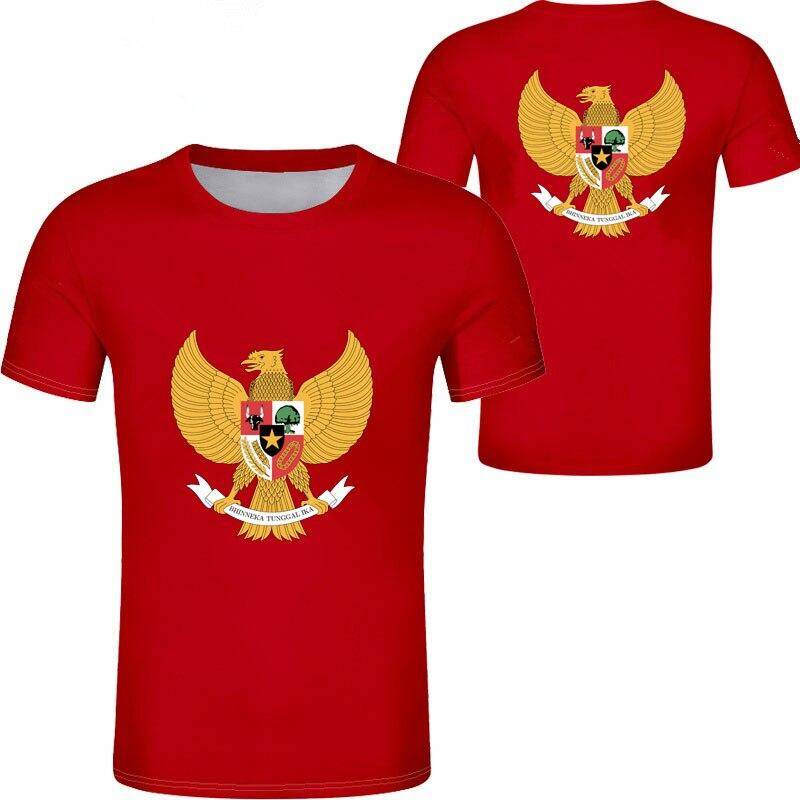 INDONESIA male diy free custom made name number idn boy t shirt nation ...