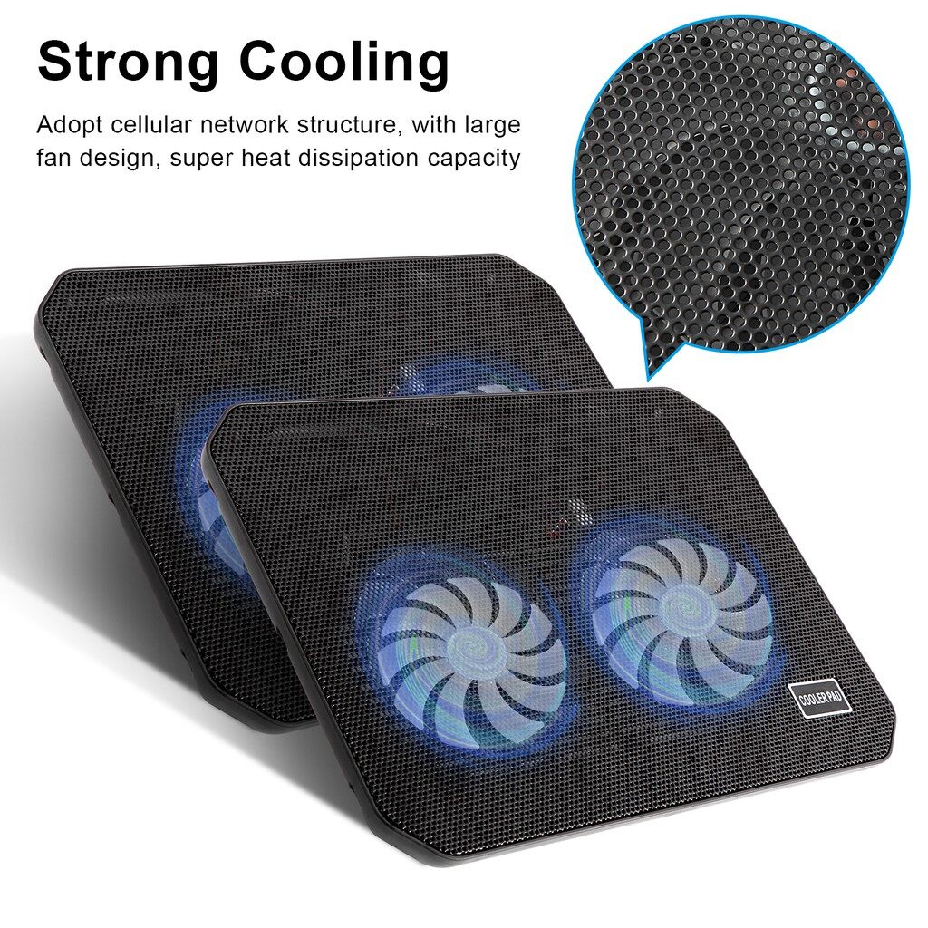 ~SHIP FROM KL~ RGB Laptop Cooler / Cooling Fan Laptop / USB Fan Laptop ...