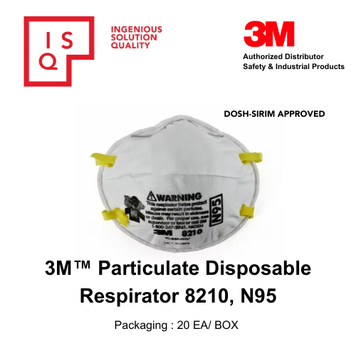 3M 8210 N95 Disposable Respirator (20EA/BOX) | Lazada