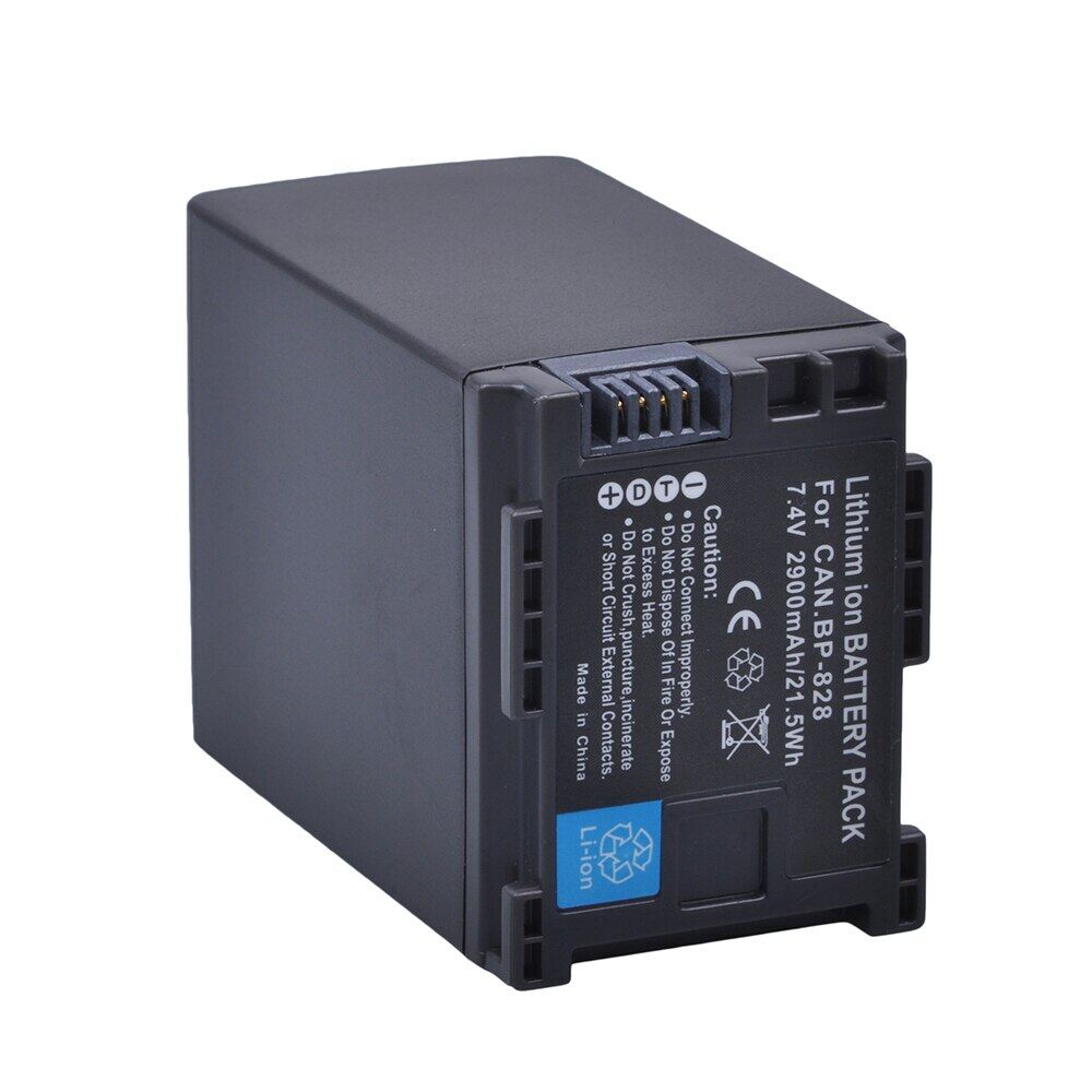 2900Mah BP-828 BP828 Battery BP 828 Battery Charger For Canon VIXIA ...