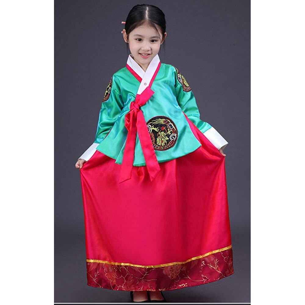 Girls Traditional Kids Korean Hanbok Outfit Dress Costume | Lazada PH