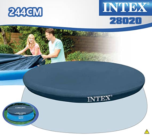 Intex Original Round / Rectangular Frame Pool Cover With Rope Tie ...