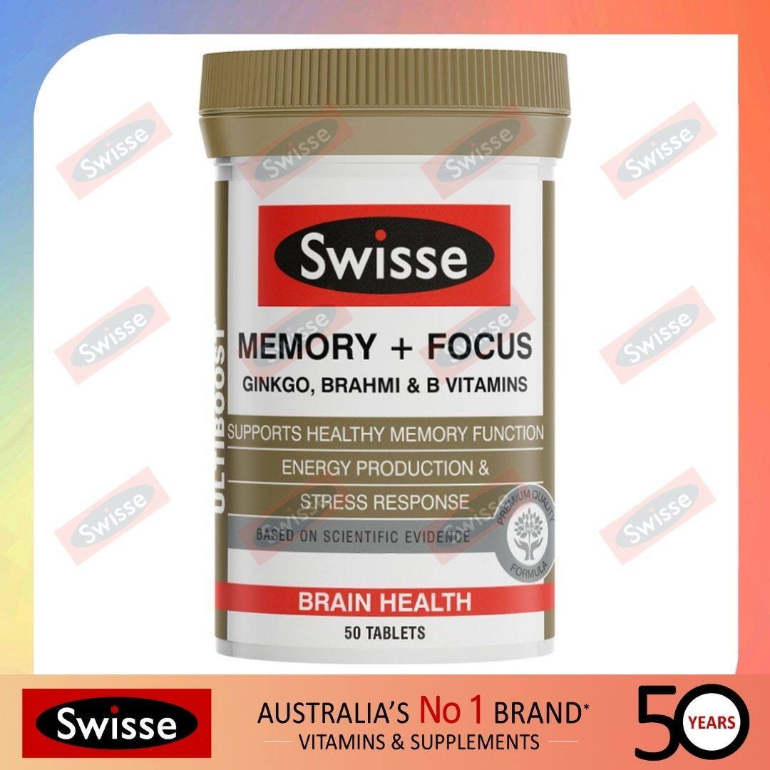 SWISSE Memory + Focus (50 tablets) | Lazada